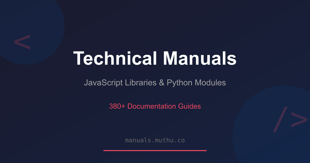 Google Hosted Libraries - Documentation – Technical Manuals
